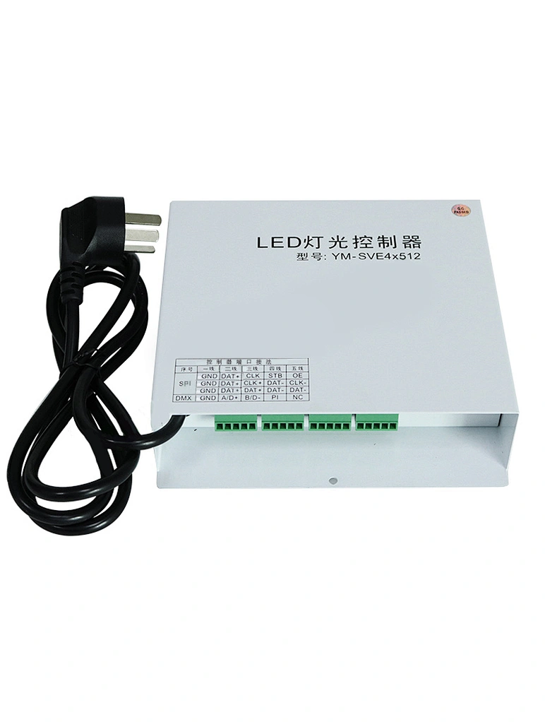 Slave controller 4ports divided by LM501 Ethernet master RGB pixel led ...